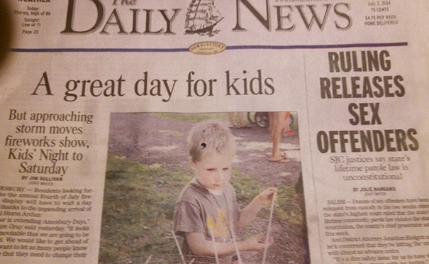 52 times newspapers and magazines had hilariously epic design failures