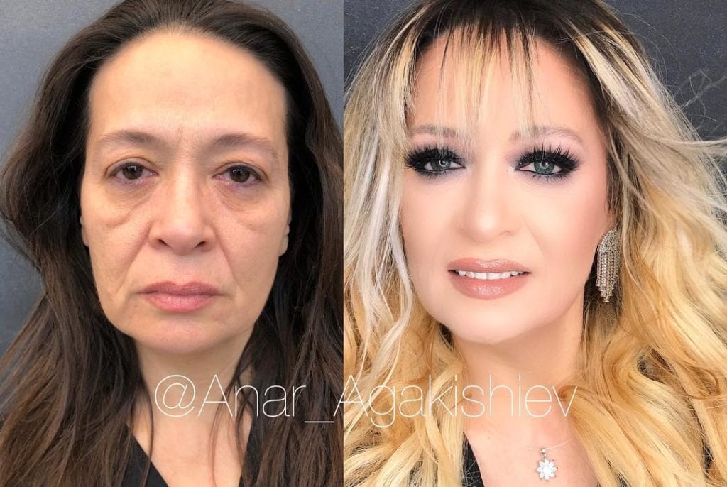48 times makeup reversed the clock shared online