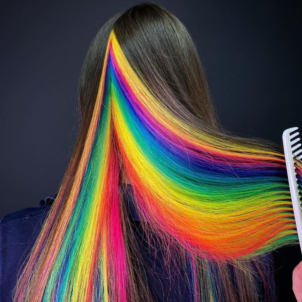 40 rainbow hairstyles for the bold