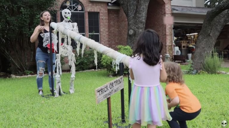 Halloween is officially on with this candy slide that lets you safely ...