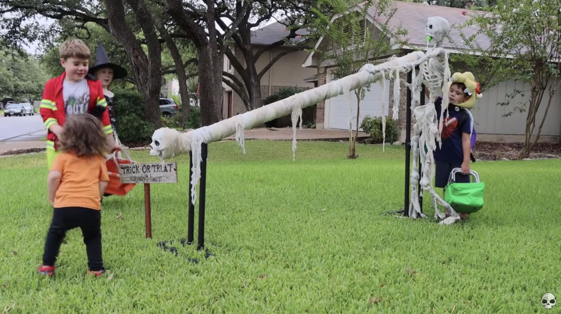 Halloween is officially on with this candy slide that lets you safely ...