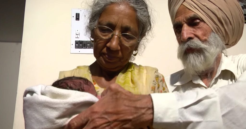 Woman gives birth to her first child at age 72