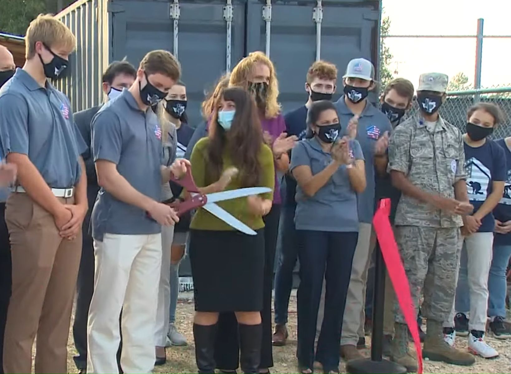 Students come together to help homeless veterans by them building tiny ...