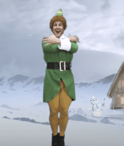 Elf shows follow-along holiday fitness routine perfect for keeping kids ...