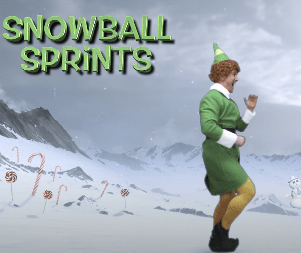 Elf shows follow-along holiday fitness routine perfect for keeping kids ...