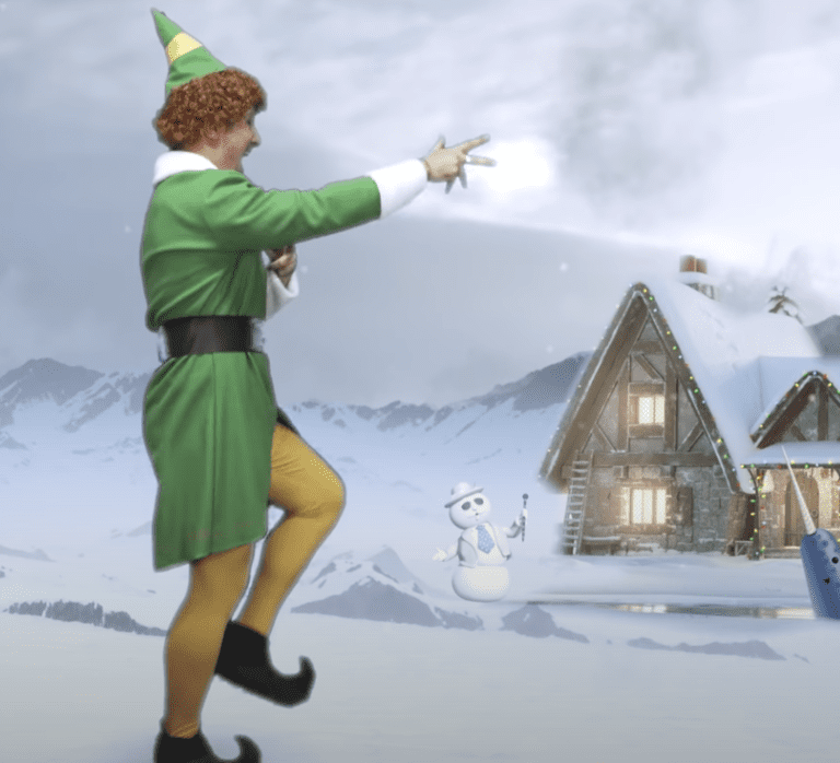Elf shows follow-along holiday fitness routine perfect for keeping kids ...