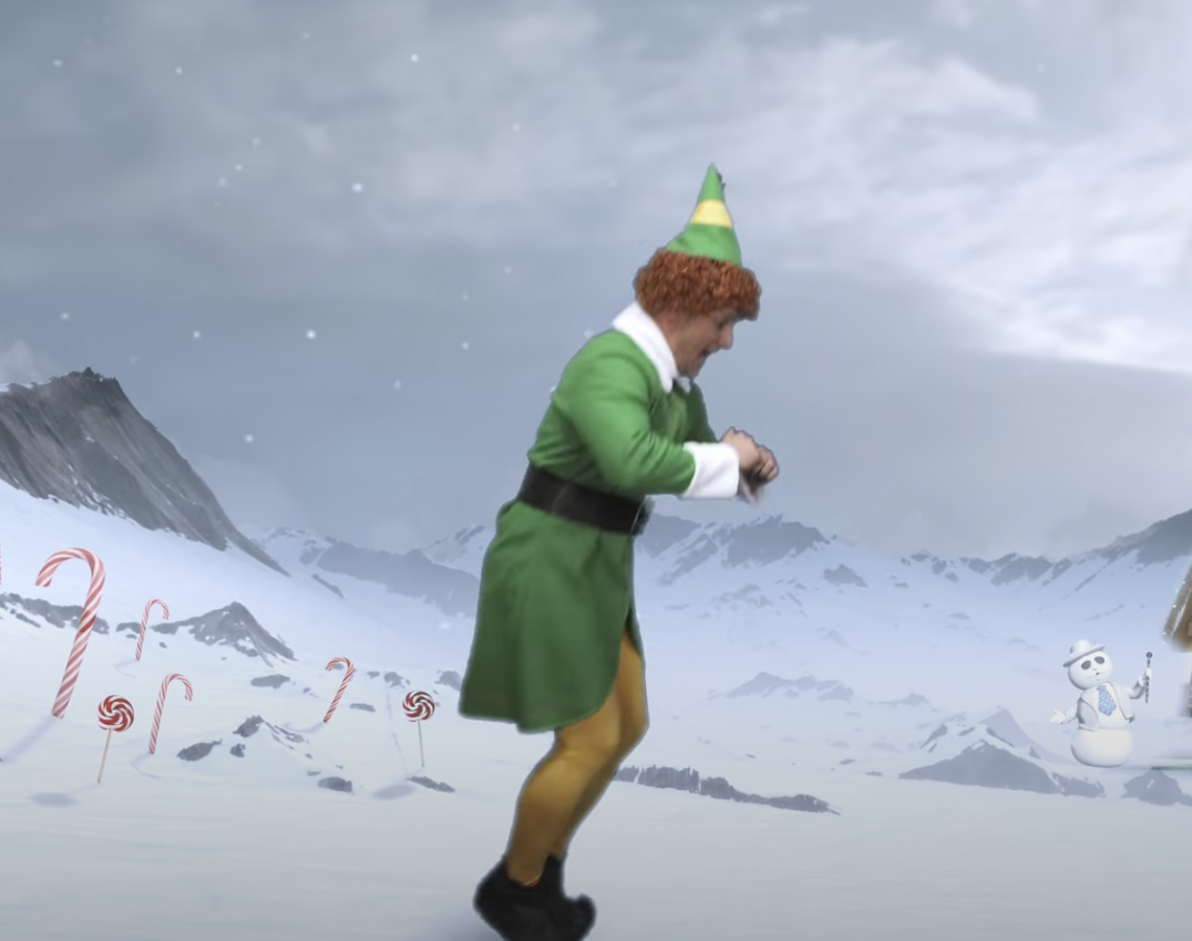 Elf shows follow-along holiday fitness routine perfect for keeping kids ...
