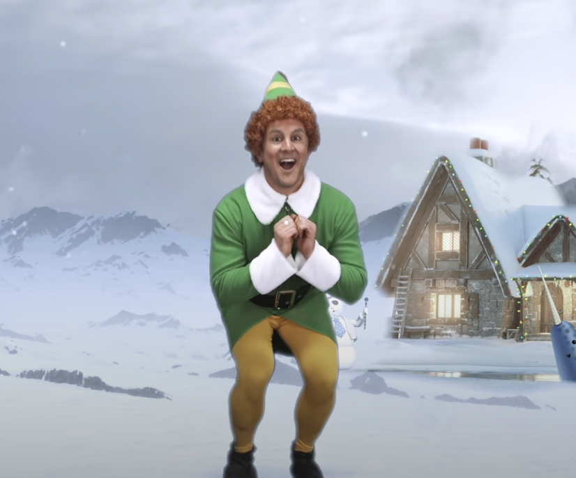 Elf shows follow-along holiday fitness routine perfect for keeping kids ...