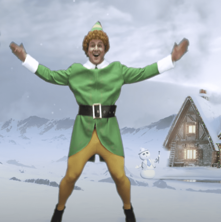 Elf shows follow-along holiday fitness routine perfect for keeping kids ...