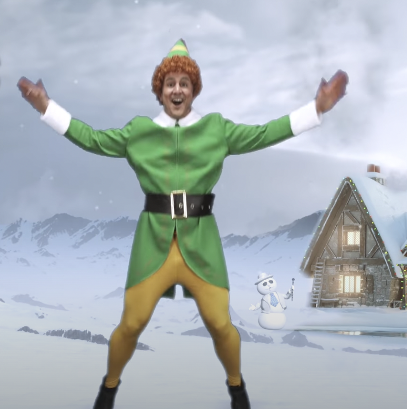 Elf shows follow-along holiday fitness routine perfect for keeping kids ...