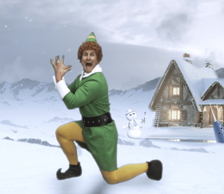 Elf shows follow-along holiday fitness routine perfect for keeping kids ...