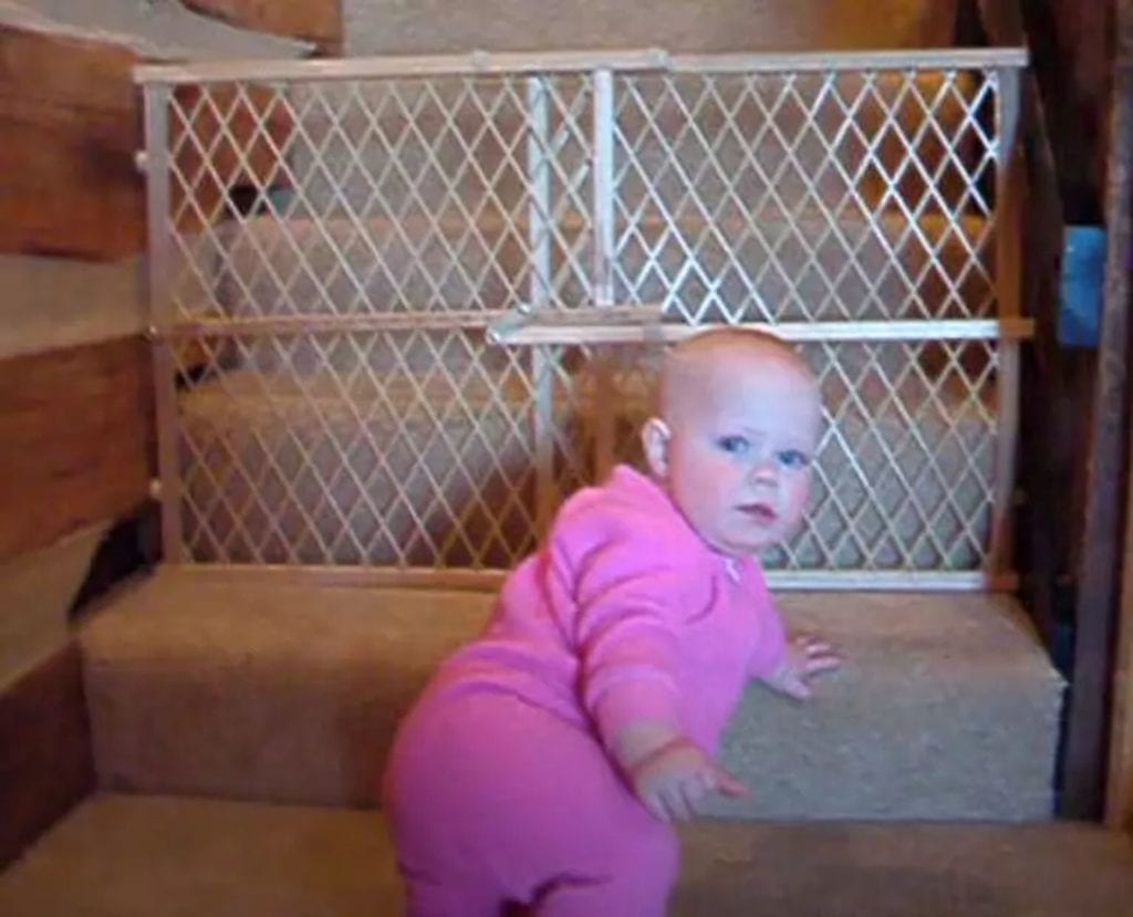 Baby girl’s clever “jailbreak” earns millions of views