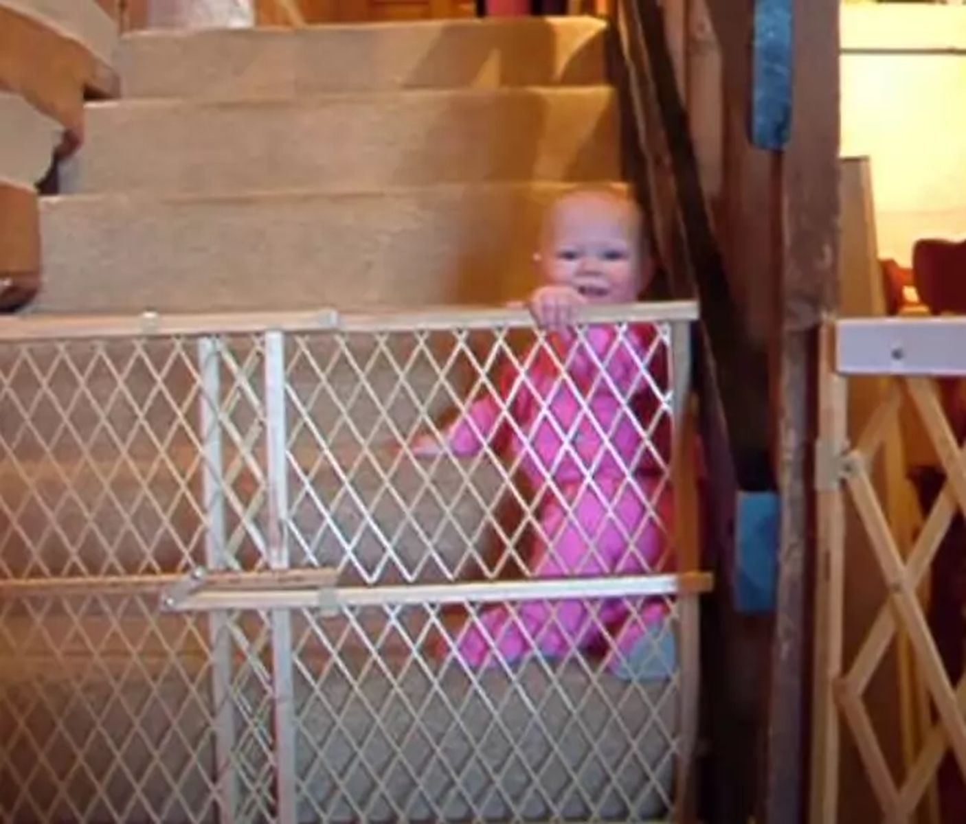 Baby girl’s clever “jailbreak” earns millions of views