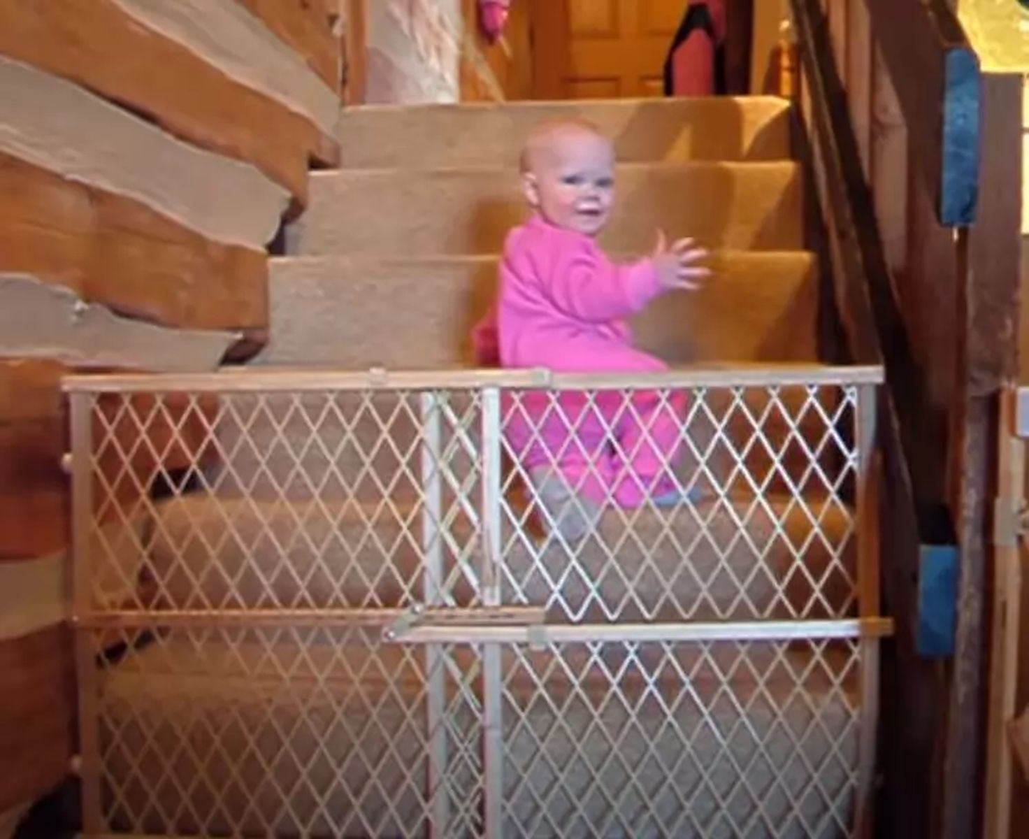 Baby girl’s clever “jailbreak” earns millions of views