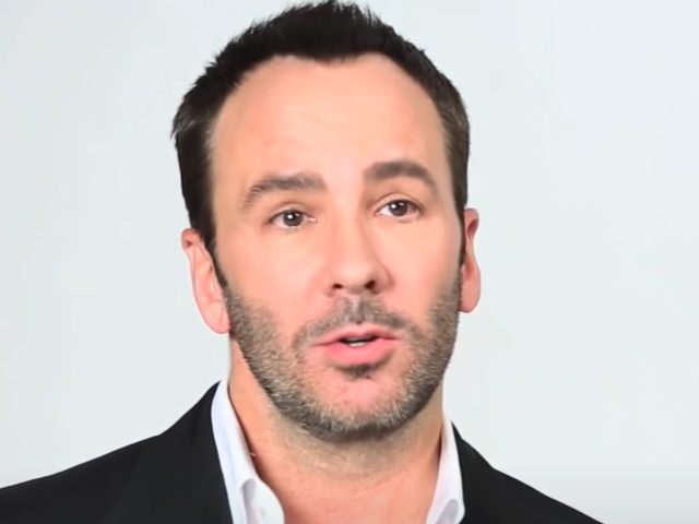 Male fashion designer Tom Ford gives construction worker a full makeover