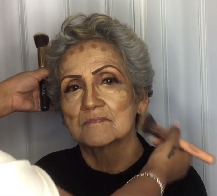 Pro makeup artist gives 78-year-old grandma gorgeous makeover