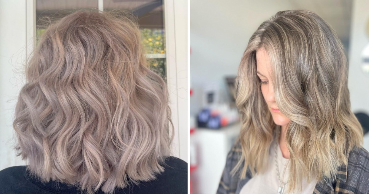 See the gorgeous new “greige” hair color taking over 2022