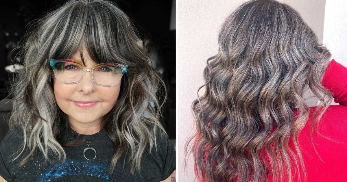 20+ Absolutley Gorgeous Ideas To Blend Gray On Dark Hair