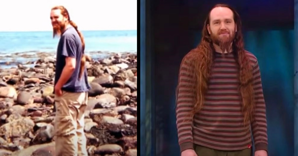 Dad who went 20 yrs with long hair looks like handsome celebrity after ...