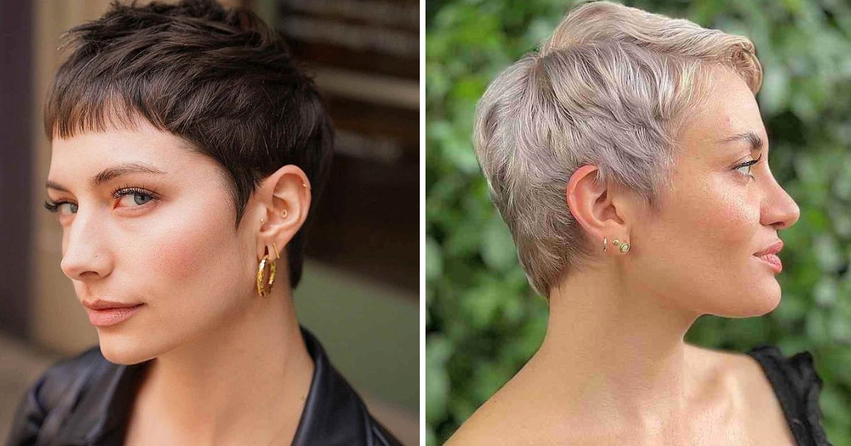 Stunningly effortless “micro” pixies that are sexy and chic